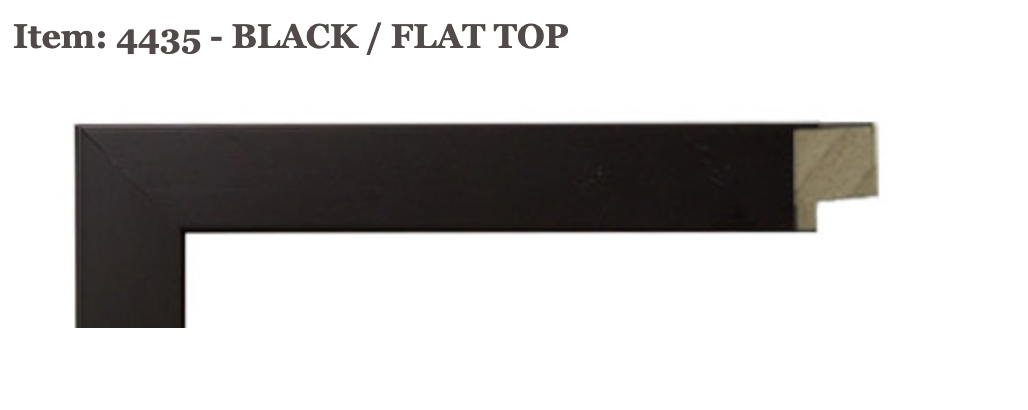 BLACK / FLAT TOP Frame | 4435-A – Preservation Press